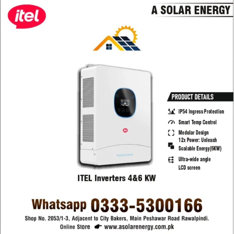ITEL Inverter 6kW 48V SP Hybrid – A Solar Energy